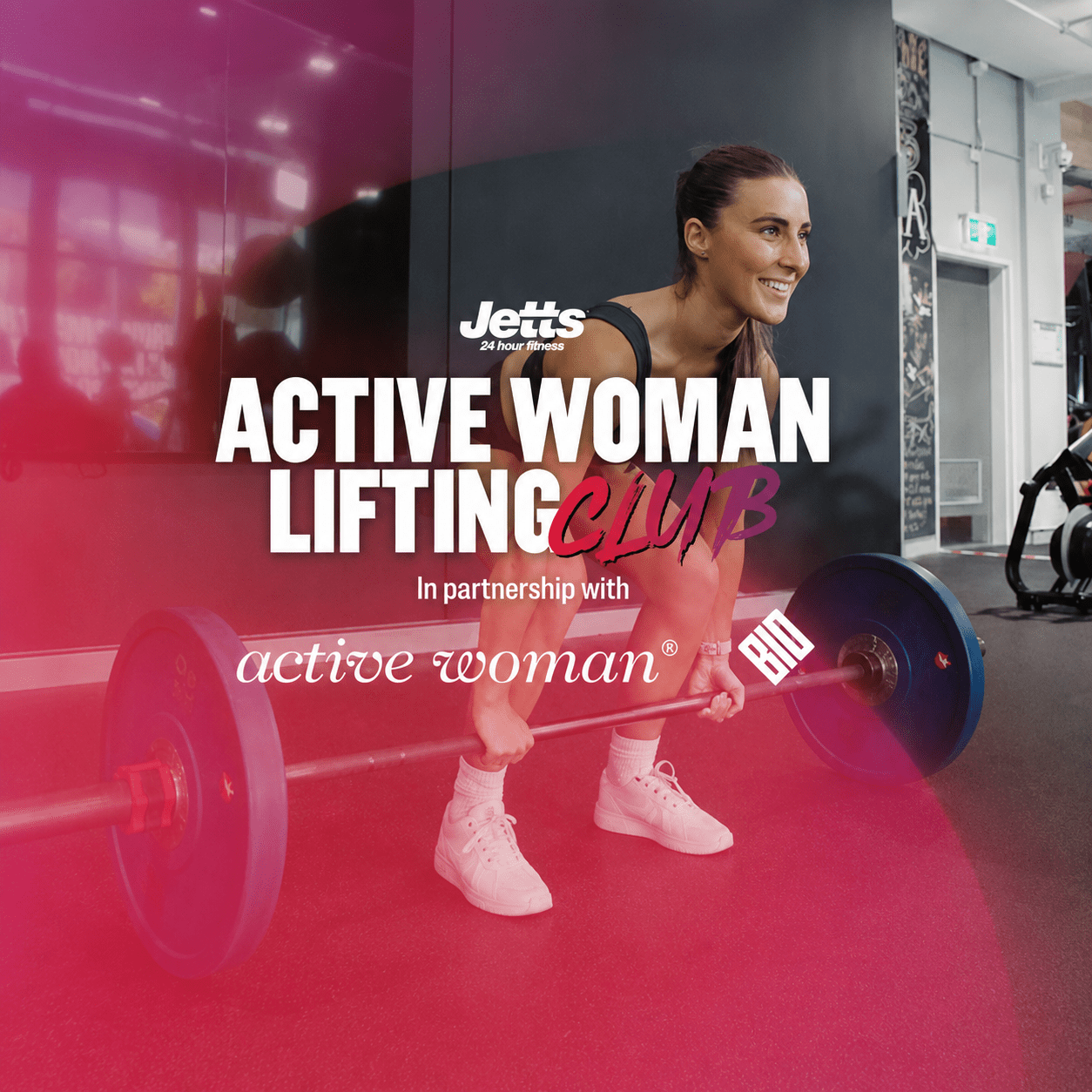 Jetts Active Woman Lifting Club Building Confidence Nationwide - Jetts ...